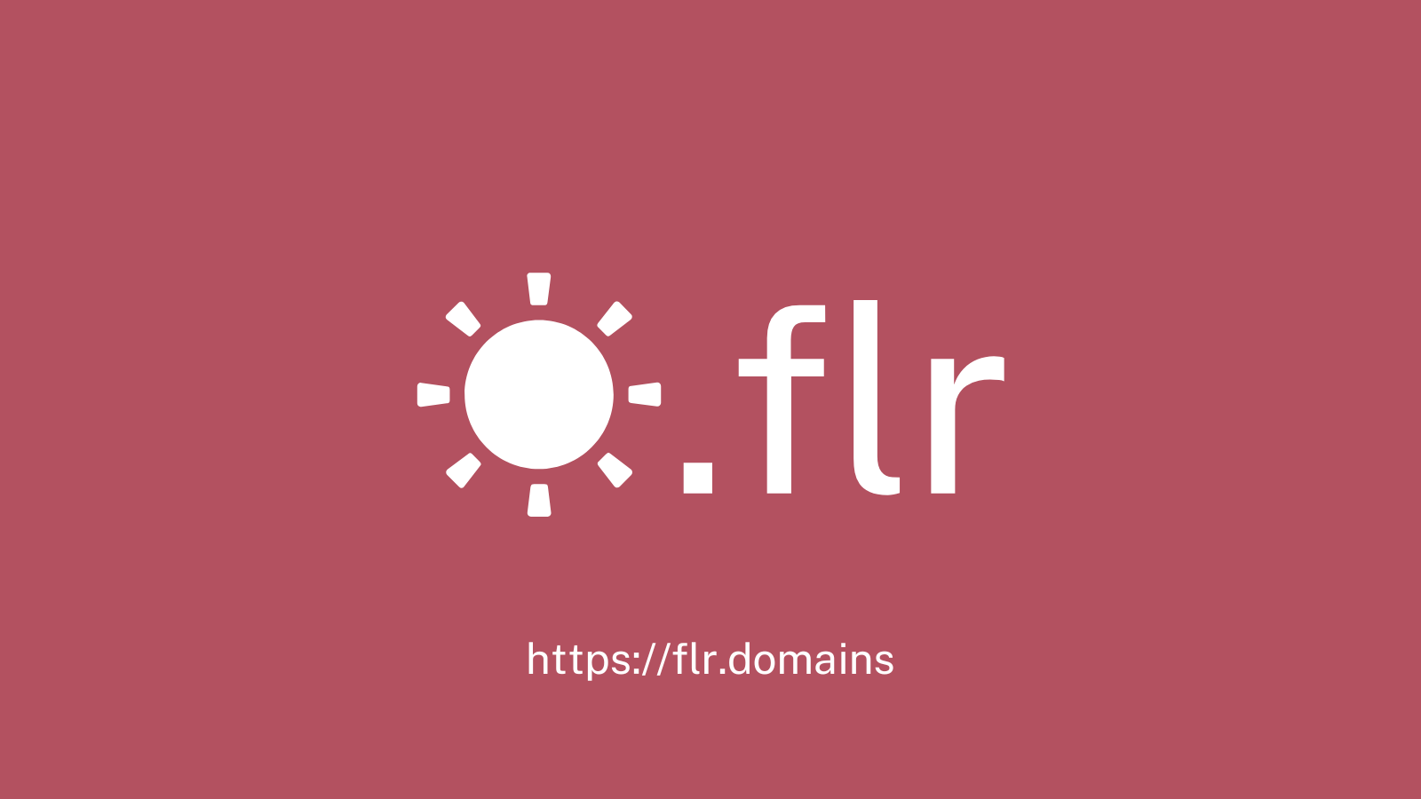 Flare Domains - Get Your .flr Domain!